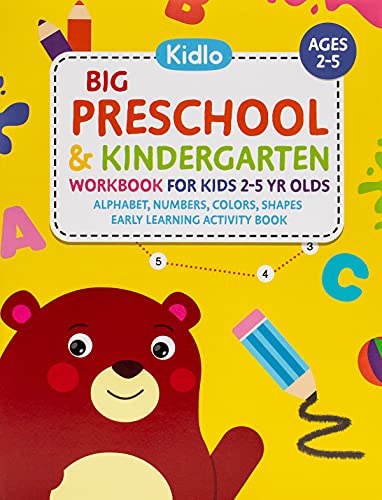 Buy Big Preschool Kindergarten Workbook for Kids 2 to 5 Year Olds ...