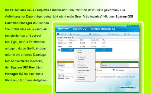 System Go! Partition Manager X2 [Download] : Amazon.de: Software