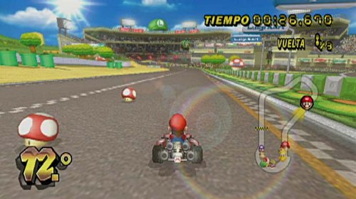 Nintendo Wii "Mario Kart Pack" - Konsole inkl. Mario Kart, Wii Wheel ...