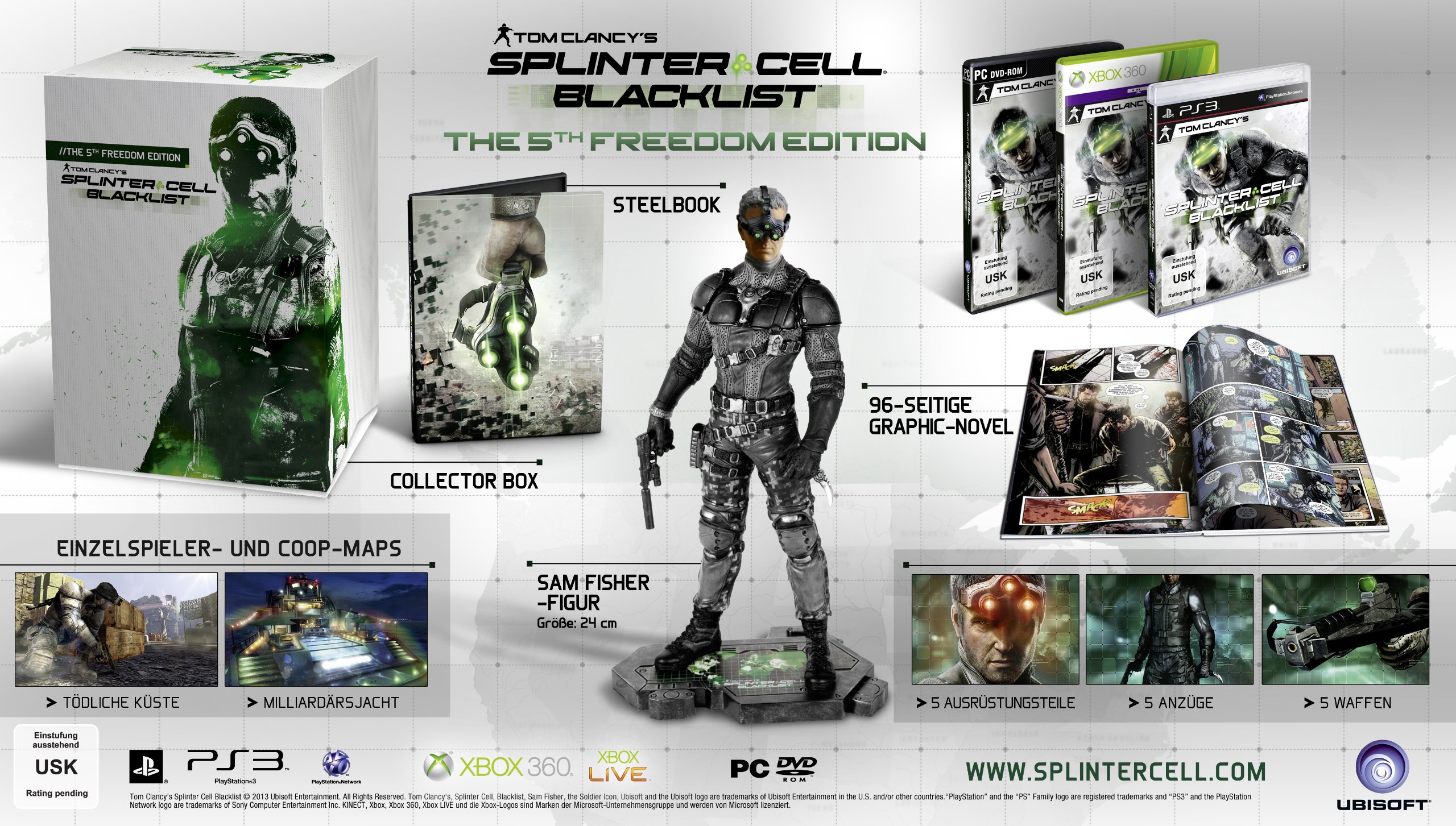 Tom Clancy's Splinter Cell Blacklist - The 5th Freedom Edition - [Xbox ...