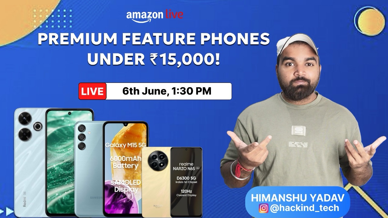 Watch Premium Feature Phones Under ₹15,000! on Amazon Live