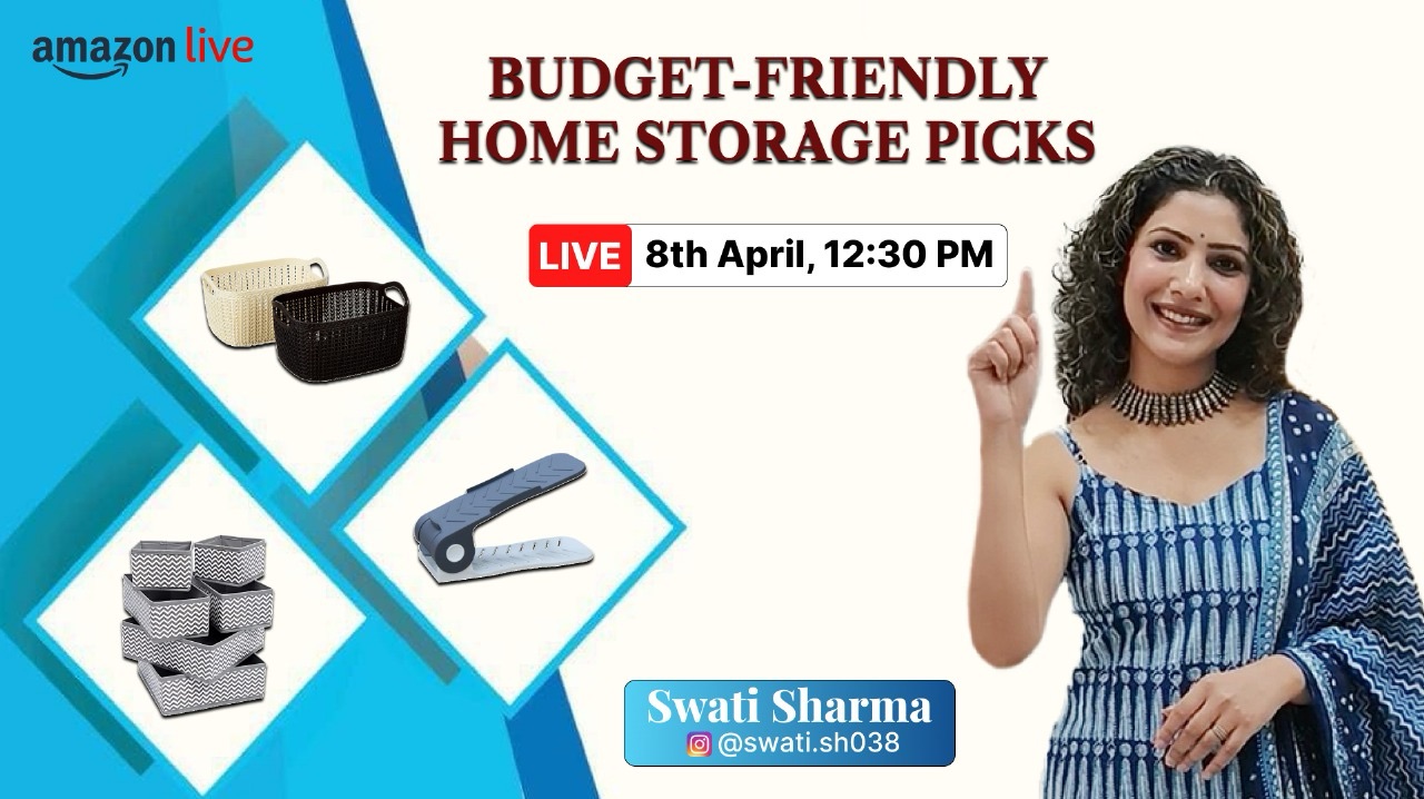 Watch Budget Friendly Home Storage Picks on Amazon Live