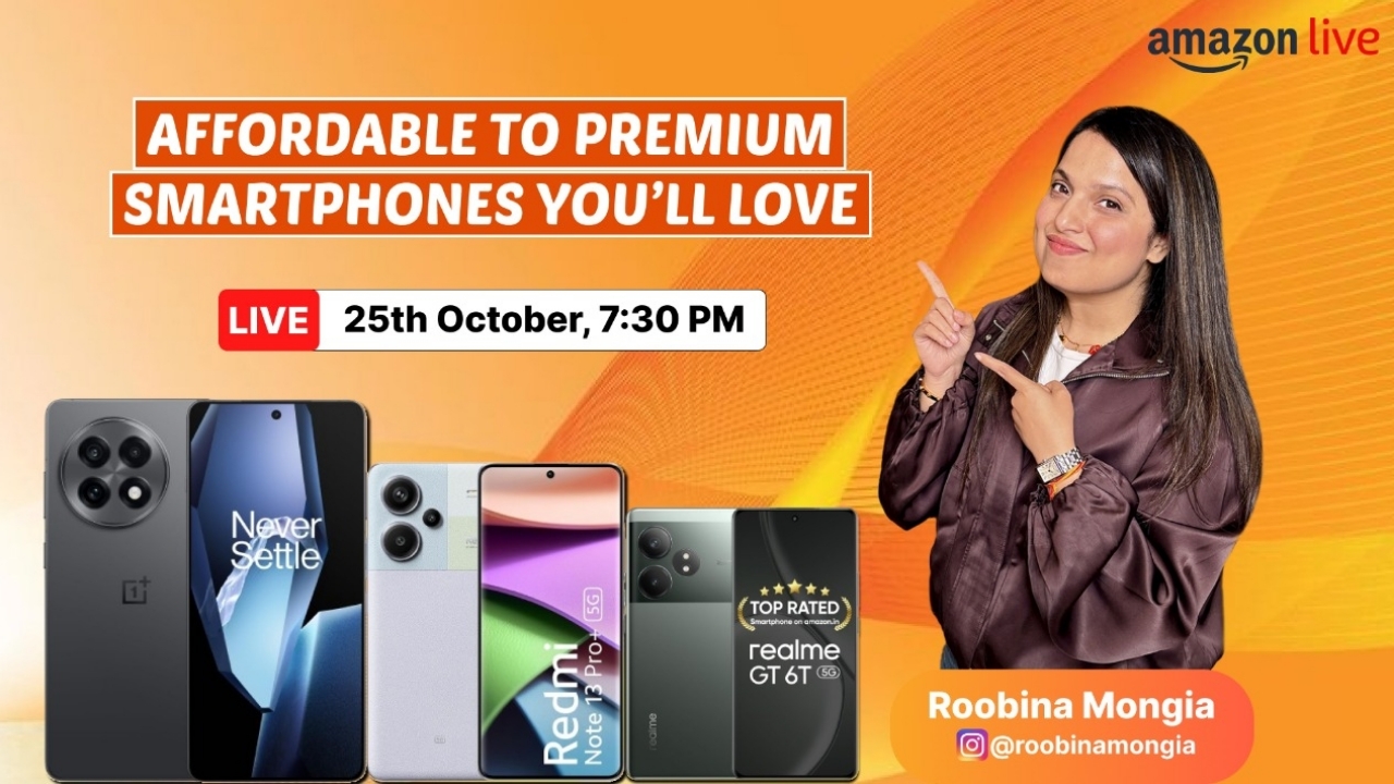 Watch Affordable To Premium Smartphones You'll Love on Amazon Live