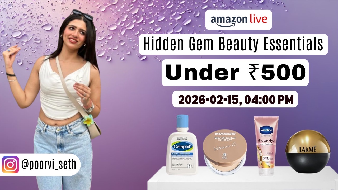Watch the latest from Poorvi seth on Amazon Live
