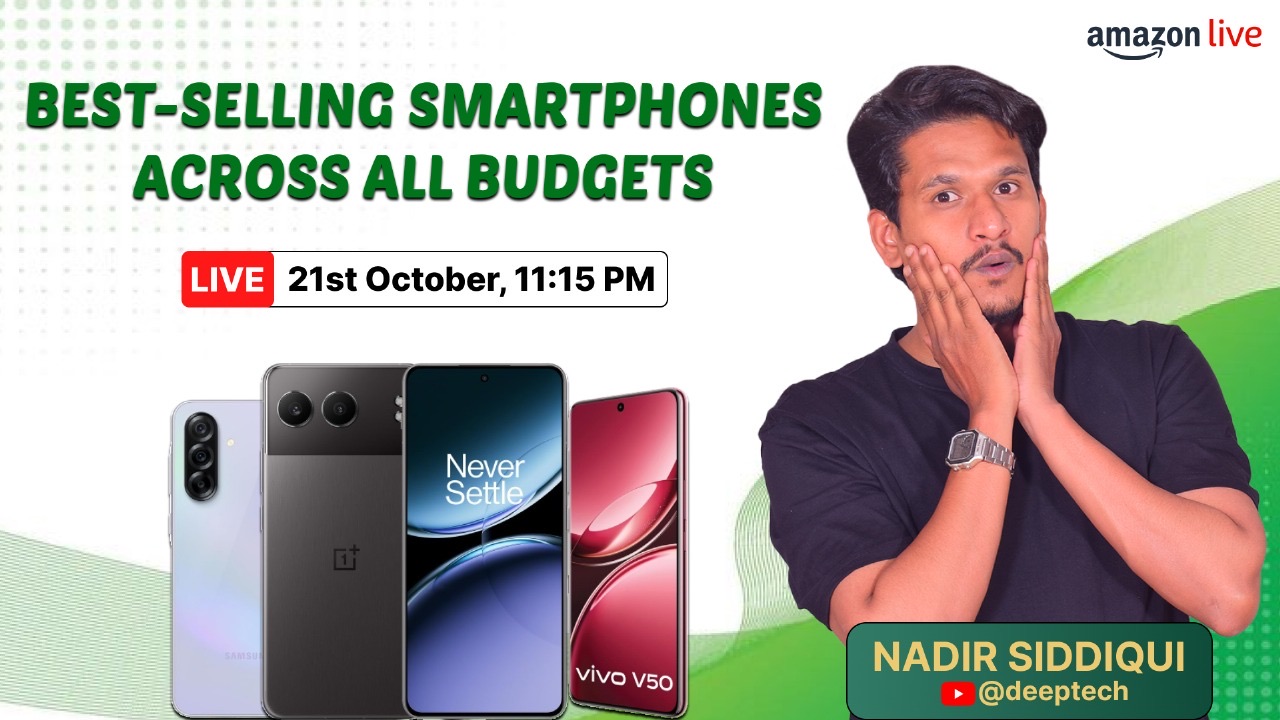 Watch Best Selling Smartphones Across All Budgets on Amazon Live