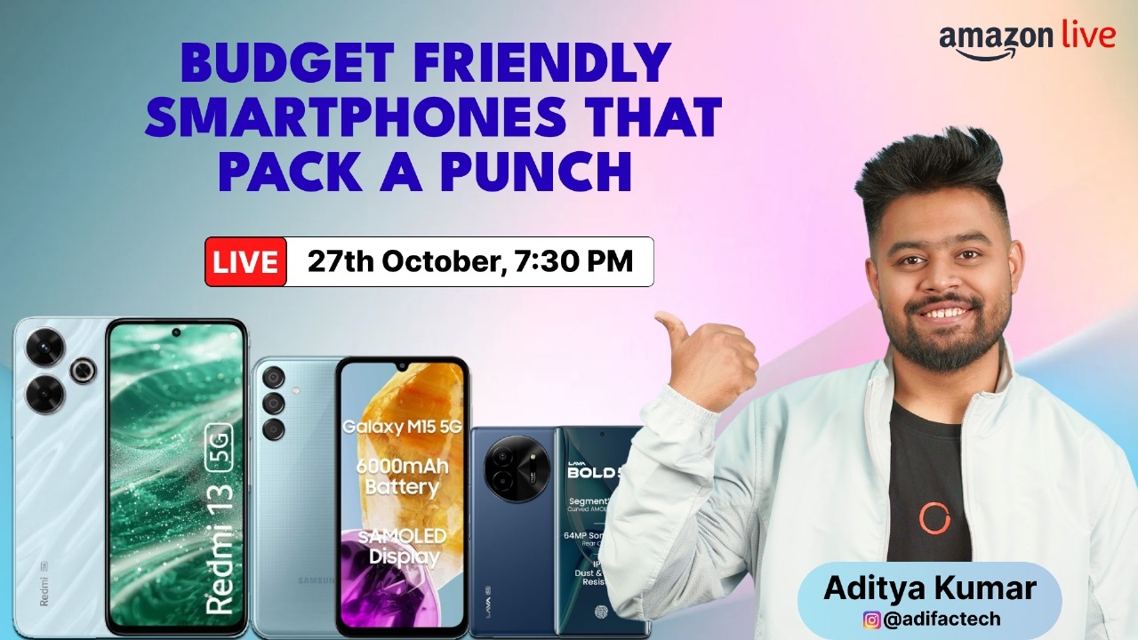 Watch Budget Friendly Smartphones That Pack A Punch on Amazon Live