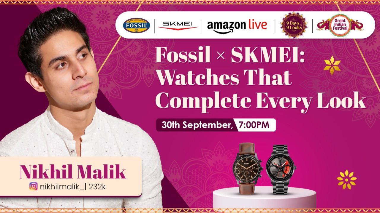 Watch Fossil × SKMEI& Watches That Complete Every Look on Amazon Live