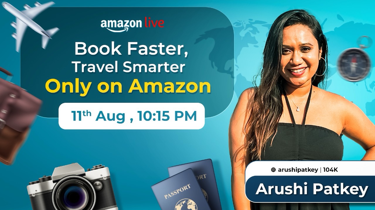 Watch Book Faster, Travel Smarter — Only on Amazon on Amazon Live