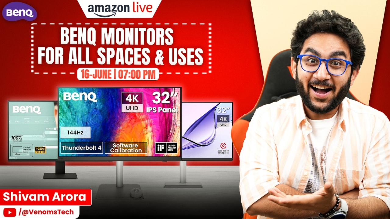 Watch BenQ Monitors for All Spaces & Uses on Amazon Live