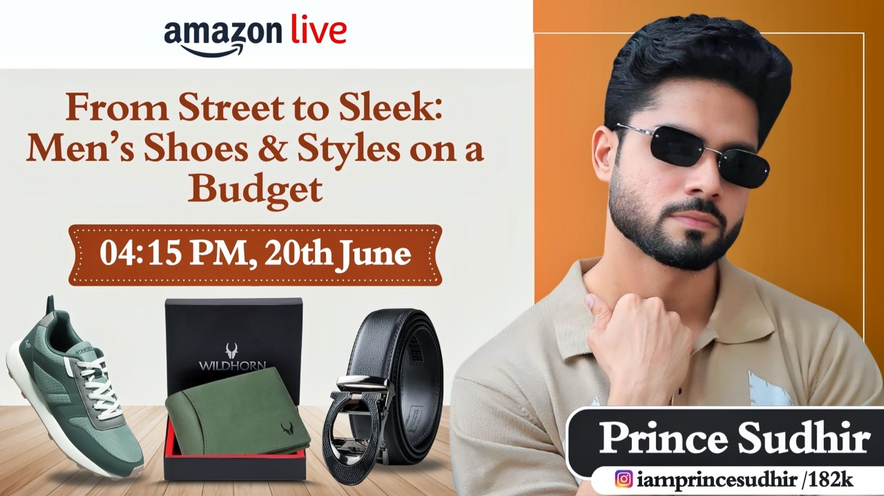Watch From Street to Sleek& Men’s Shoes & Styles on a Budget on Amazon Live