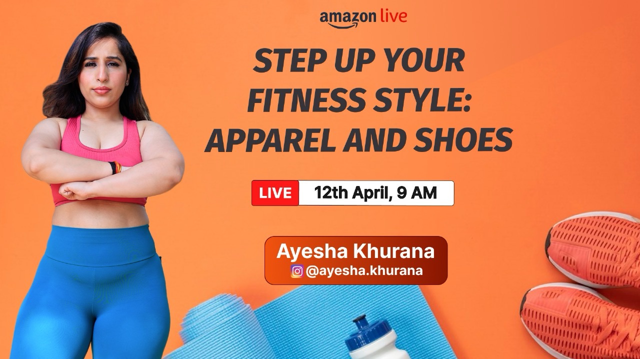 Watch Step Up Your Fitness Style& Apparel And Shoes on Amazon Live