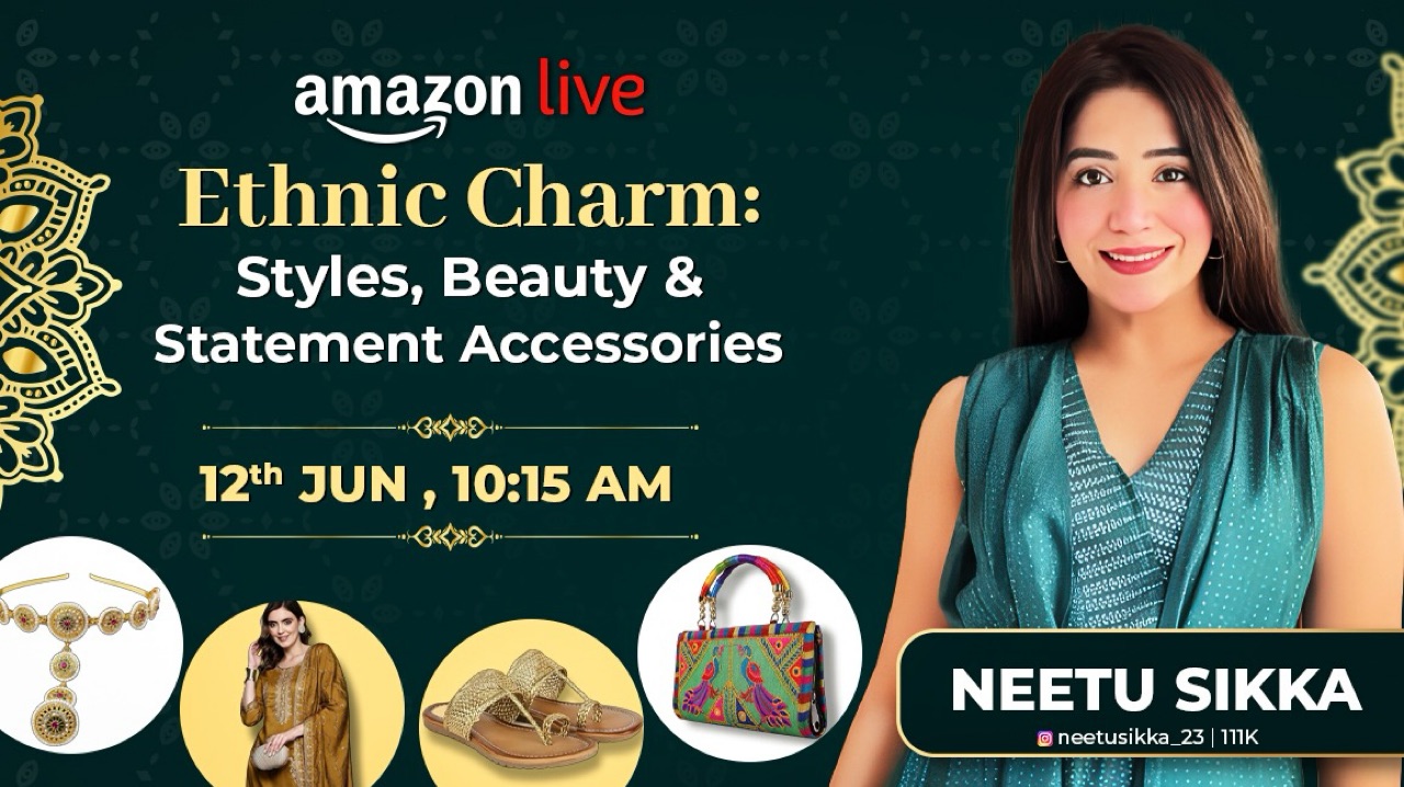 Watch Ethnic Charm& Styles, Beauty & Statement Accessories on Amazon Live