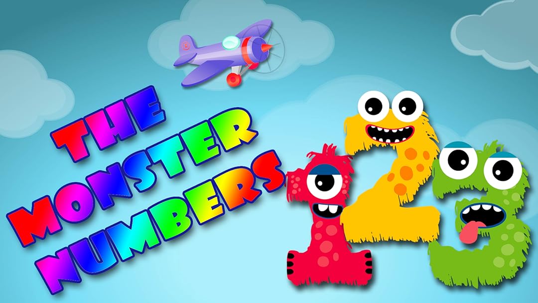 Amazon.de: The Monster Numbers - Learn Numbers and Counting from 1 to ...