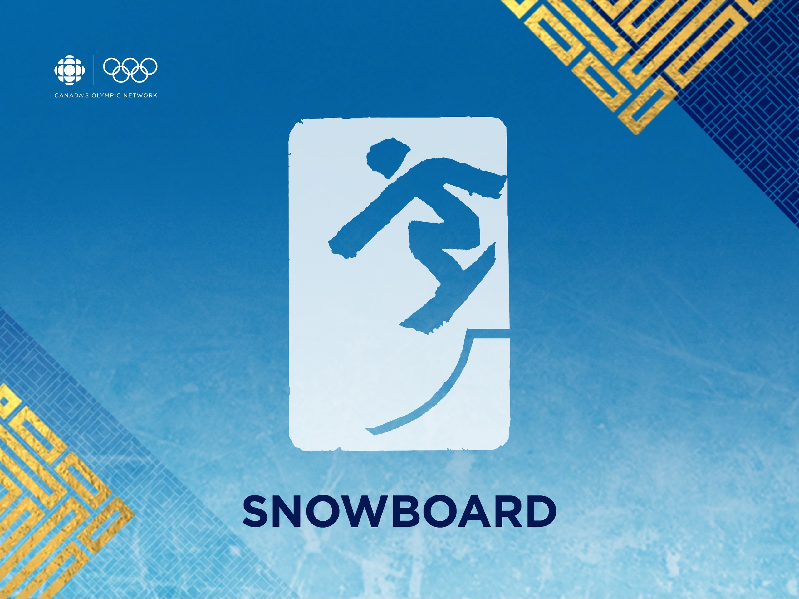 Snowboarding Olympics 2022 Symbol