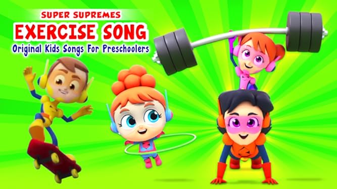 Watch Super Supremes Nursery Rhymes & Kids Songs Non Stop | Prime Video