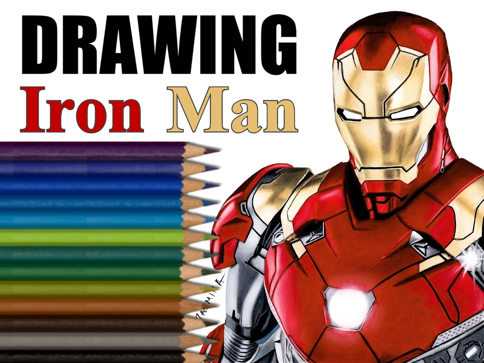 How To Draw Iron Man Mask