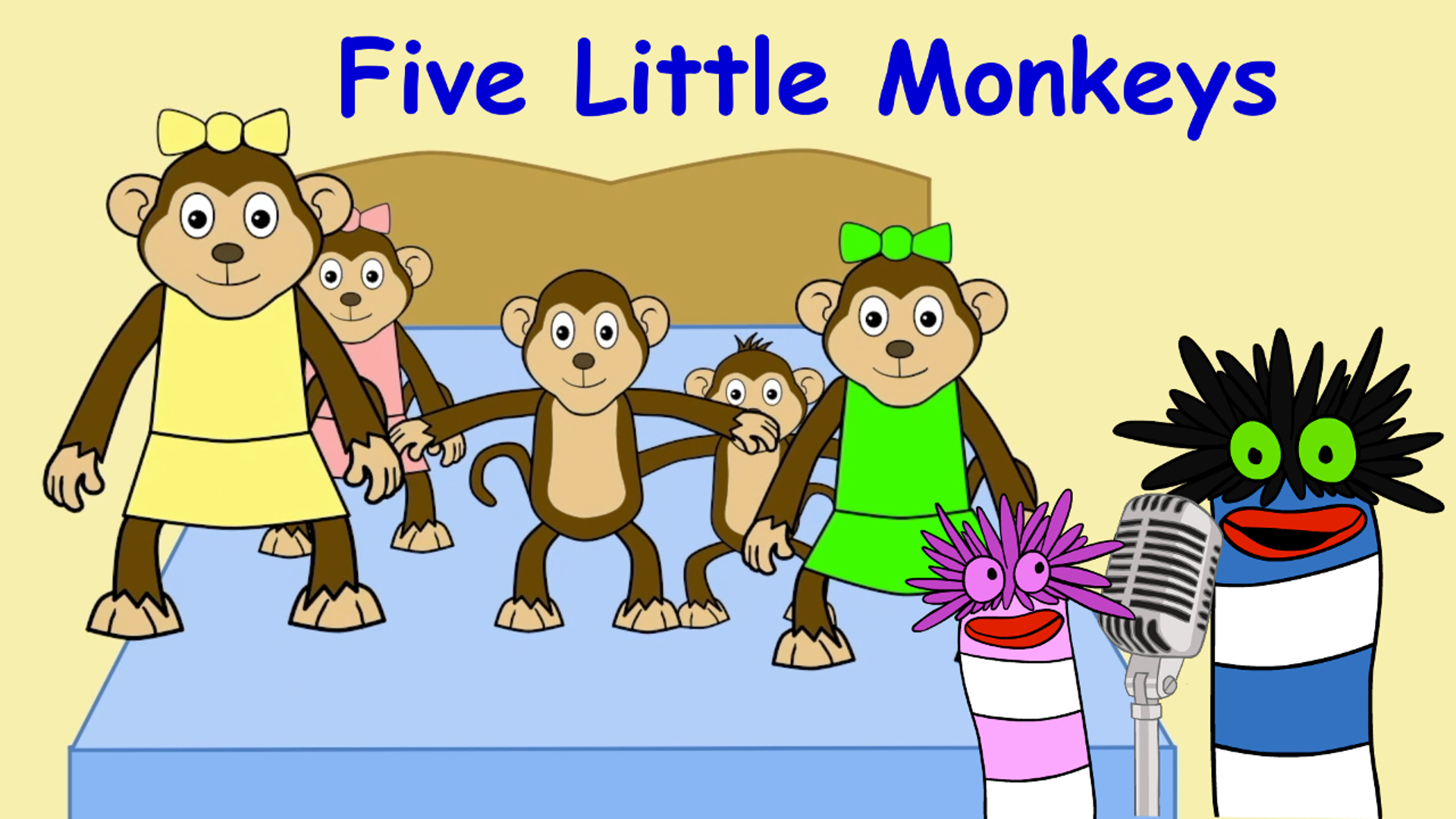 Watch 5 Little Monkeys Bed with The LuvBugz | Prime Video